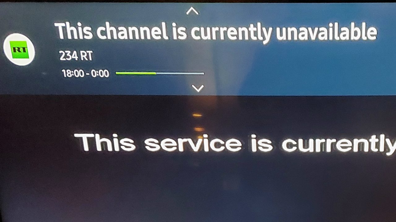 Ofcom has 27 investigations: RT news channel becomes unavailable in UK ...