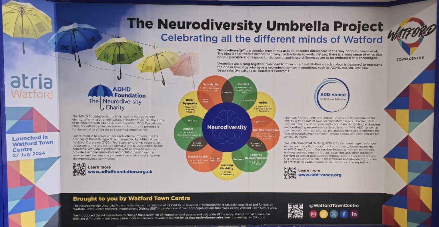Umbrella Art Installation to Celebrate Neurodiversity - Wat News