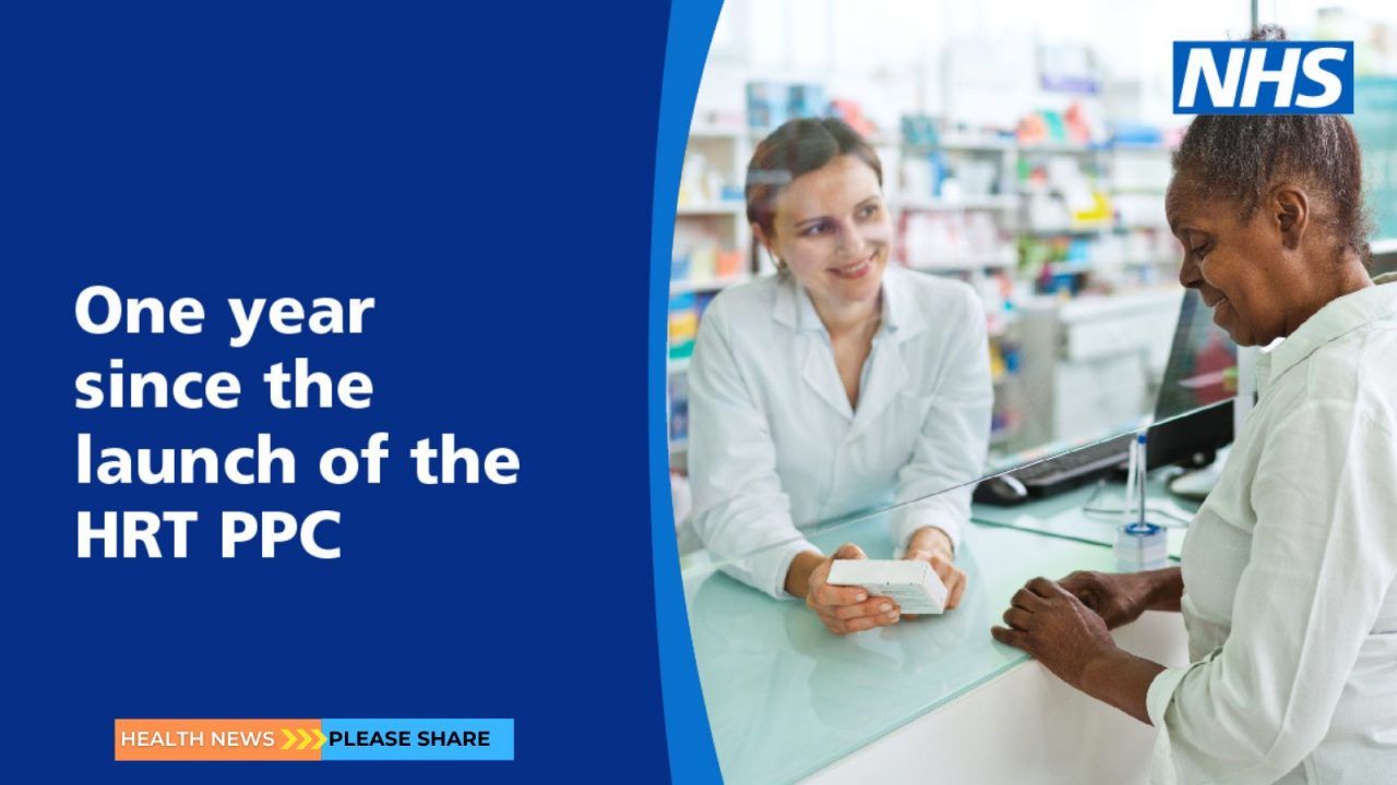 One year since launch of HRT PPC: patients reminded to renew their ...